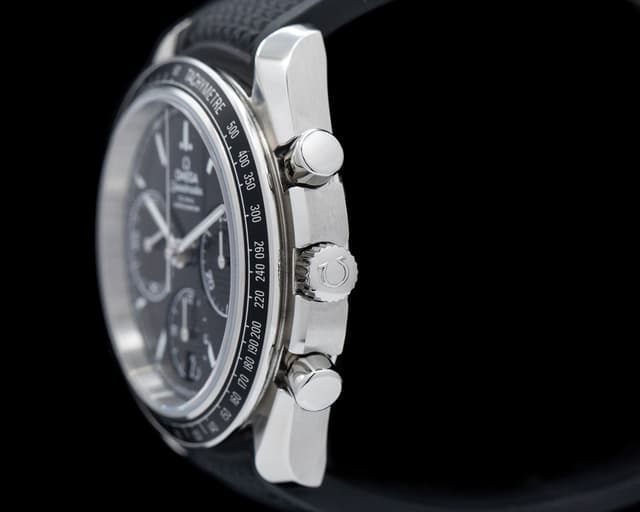Omega Speedmaster Racing Co-Axial Chronograph SS Black Dial 2024 326.32 ...