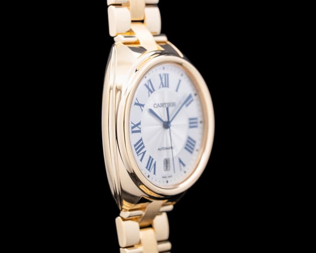 Cartier WGCL0003 Cle De Cartier 18K Yellow Gold Silver Dial WGCL0003 ...