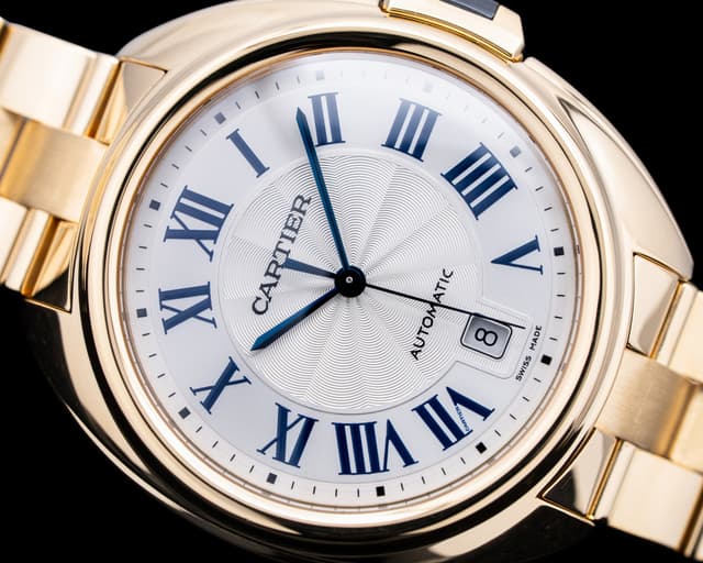 Cartier WGCL0003 Cle De Cartier 18K Yellow Gold Silver Dial WGCL0003 ...
